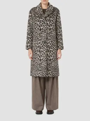 Max Mara Soft Textured Jacquard Coat