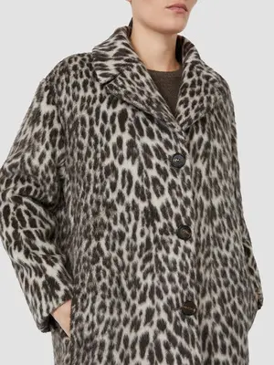 Max Mara Soft Textured Jacquard Coat