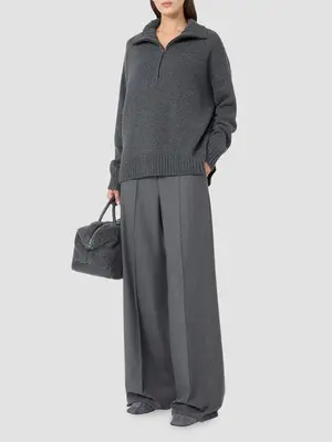 Max Mara High Waisted Wool Trousers