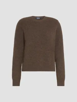 Max Mara Yak Yarn Crew Neck Sweater - Brown