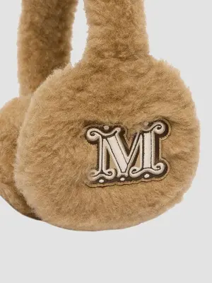 Max Mara Teddy Fabric Earmuffs