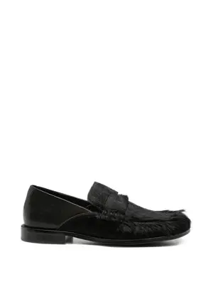 PALOMA BARCELO Loafers Pony Hair "blanche - Black