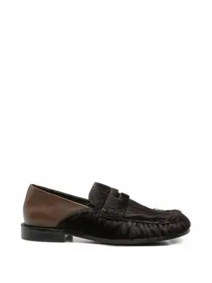 PALOMA BARCELO Loafers Pony Hair "blanche
