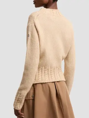 Moncler Sweater In Alpaca Blend