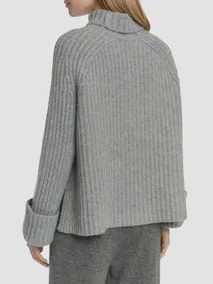 Malo Rib-knit Cashmere Raglan Turtleneck Sweater