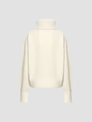 Malo Rib-knit Cashmere Turtleneck Sweater