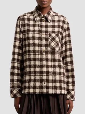 Moncler Shirt In Wool