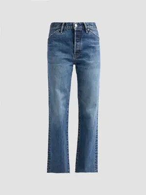 Moussy Vintage Prescott Western Straight-leg Jeans - Blue