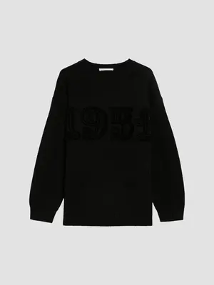 Max Mara Wool And Cashmere Jumper Black