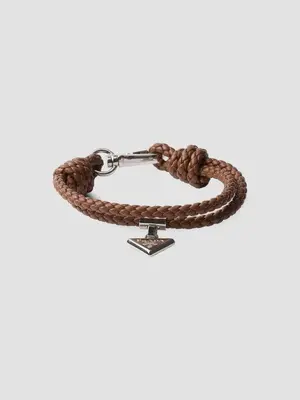 Prada Nappa Leather Bracelet - Brown