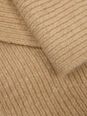 Dries Van Noten Moyson Alpaca Wool-blend Scarf - Ecru