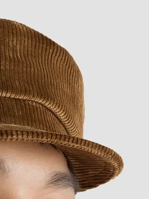 Prada Corduroy Newsboy Cap
