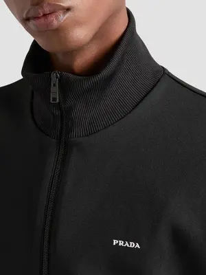 Prada Technical Jersey Blouson Jacket
