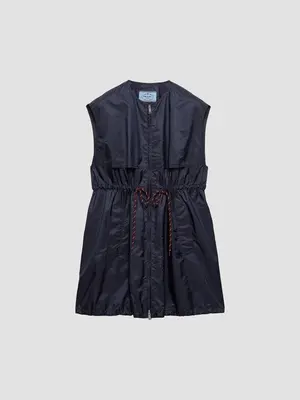 Prada Sleeveless Nylon Mini-dress - Blue