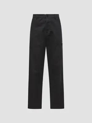 Moncler Pants In Gabardine - Black