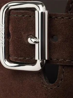 Prada Suede Mules - Brown