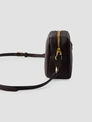 Prada Leather Mini Shoulder Bag - Brown