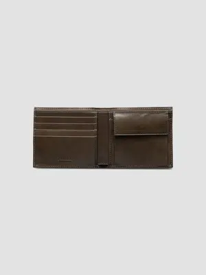 Prada Leather Wallet With Coin Purse