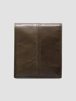 Prada Leather Wallet With Coin Purse