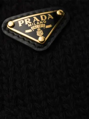 Prada Wool Gloves - Black