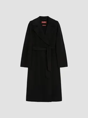 Max Mara Wool Cashmere And Silk Coat - Black