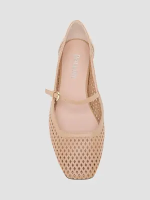 POLLINI Nina Leather Ballet Flats