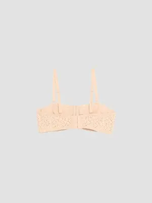Chantelle Nora Floral Lace Convertible Bra - Blush