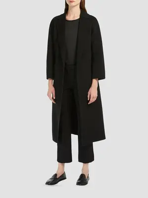 Max Mara Stretch Cotton Blend Trousers - Black