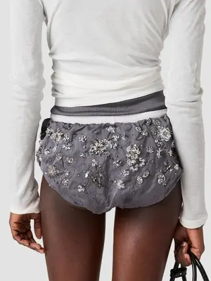 Miu Miu Embroidered Duchesse Panty