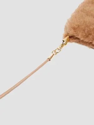 Max Mara Teddy Fabric Mittens