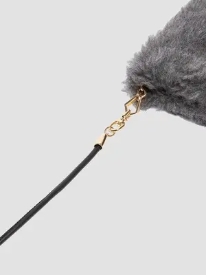 Max Mara Mittens In Wool And Alpaca Teddy Fabric