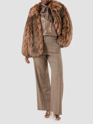 Marina Rinaldi Fluffy Textured Coat