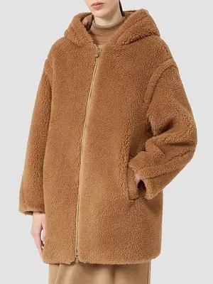 Max Mara Teddy Fabric Coat