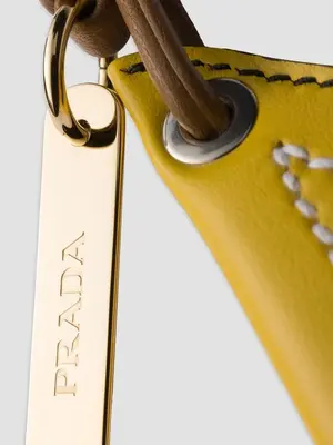 Prada Leather Key Ring Pendant
