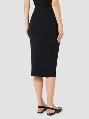 Max Mara Stretch Viscose Pencil Skirt