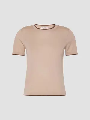 Max Mara Short Sleeved Woollen Yarn Jumper