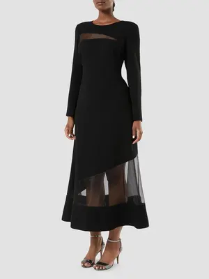 Marina Rinaldi Cady Dress - Black