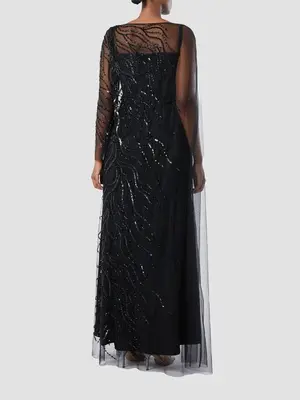 Marina Rinaldi Tulle Dress With Embroidery