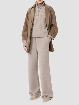 Max Mara Cable Knit Cashmere Yarn Sweater