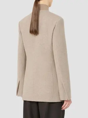 Max Mara Cashmere Crewneck Jacket