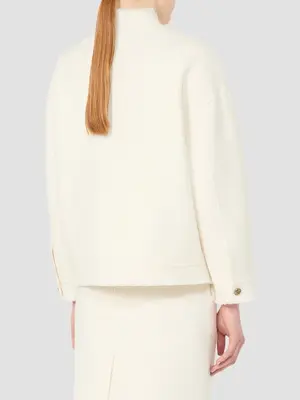 Max Mara Double Jersey Wool Bomber Jacket