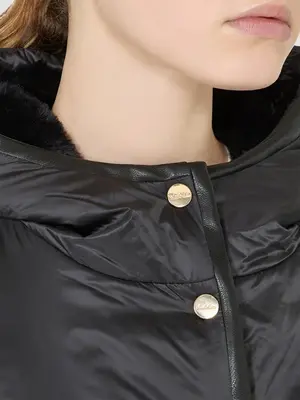 Max Mara Reversible Gilet In Water Repellent Plain Weave Fabric