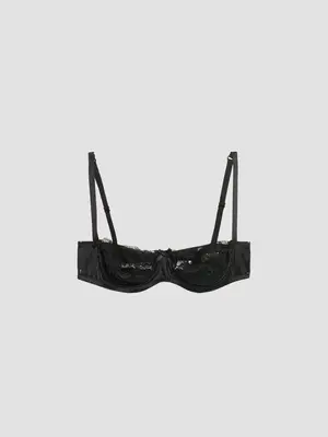 Dolce & Gabbana Semi-padded Balconette Bra - Black