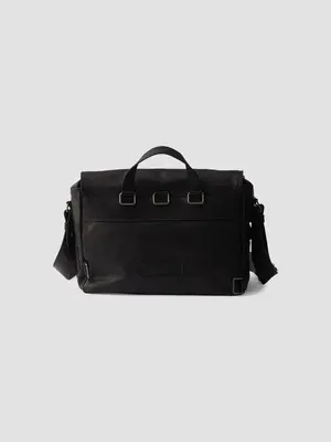 Prada Leather Messenger Bag