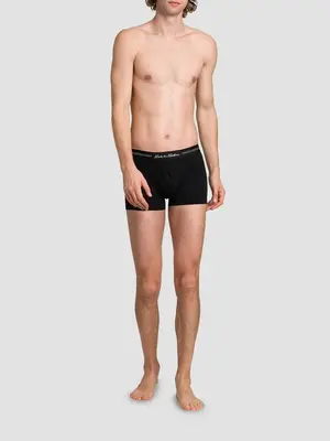 Dolce & Gabbana Logo Cotton-blend Boxer Briefs
