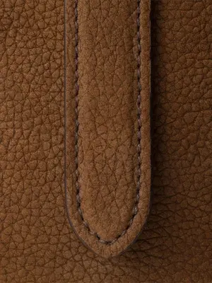 Prada Aimee Large Nubuck Leather Shoulder Bag - Brown