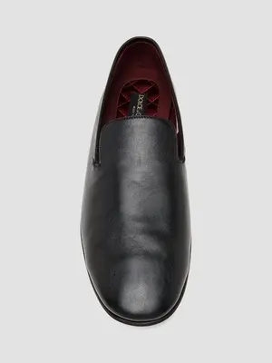 Dolce & Gabbana Leather Slipper Loafers