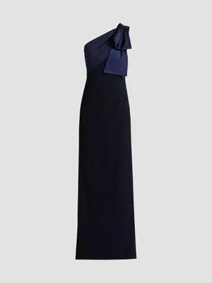 SACHIN BABI Estrella Stretch-crepe One-shoulder Gown