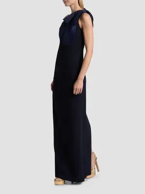 SACHIN BABI Estrella Stretch-crepe One-shoulder Gown