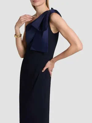 SACHIN BABI Estrella Stretch-crepe One-shoulder Gown